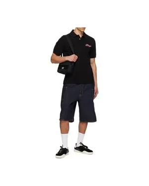 Kenzo Monkey Fit Short In Japanese Denim