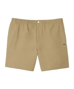 Lacoste Elastic Waistband With Button Fly, Short Length - No