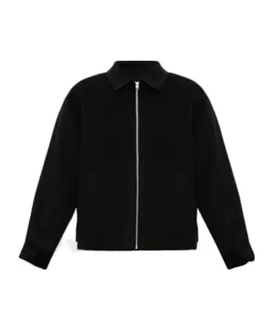 FRAME Classic Collar Zip-front Casual Jacket