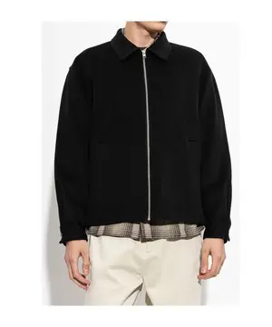 FRAME Classic Collar Zip-front Casual Jacket