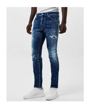 Dsquared2 Distressed Slimfit Jeans