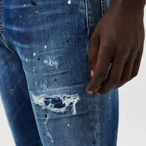 Dsquared2 Distressed Slimfit Jeans