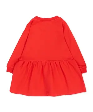 Moschino Teddy-print Flared Dress