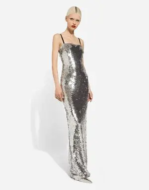 Dolce & Gabbana Sequin-embellished Maxi Dress