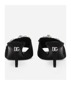 Dolce & Gabbana 60mm Crystal-embellished Mules