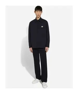 Dolce & Gabbana Logo-plaque Shirt Jacket