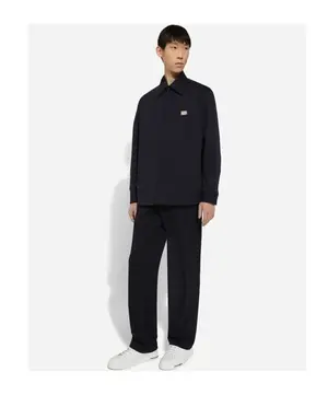 Dolce & Gabbana Logo-plaque Shirt Jacket