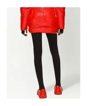 Dolce & Gabbana Technical Jersey Leggings With Branded Elastic