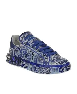 Dolce & Gabbana Portofino Majolica-print Sneakers