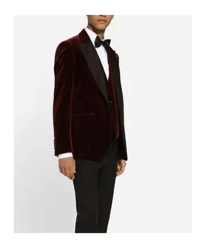Dolce & Gabbana Dolce Gabbana Velvet Single-breasted Tuxedo Jacket