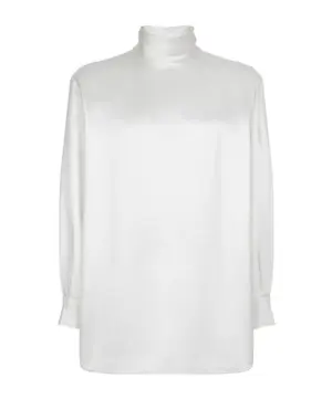 Dolce & Gabbana Dolce Gabbana Satin Turtleneck Shirt