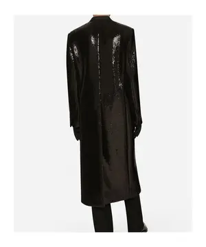 Dolce & Gabbana Dolce Gabbana Sequined Double-breasted Coat