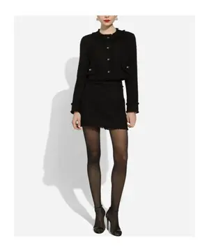 Dolce & Gabbana High-waist Tweed Miniskirt