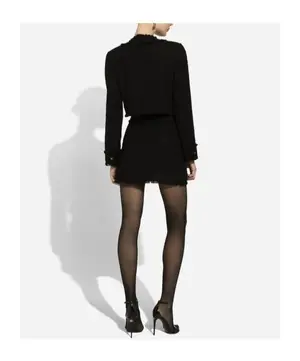 Dolce & Gabbana High-waist Tweed Miniskirt
