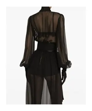 Dolce & Gabbana Dolce Gabbana Pussy-bow Chiffon Blouse