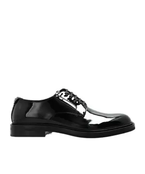 Dolce & Gabbana Dolce Gabbana Round Toe Derby Shoes - Black