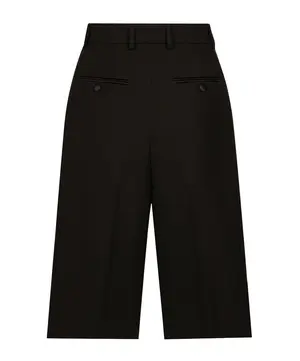 Dolce & Gabbana Dolce Gabbana Gabardine Tuxedo Bermuda Shorts