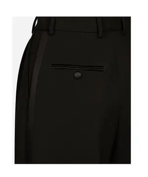 Dolce & Gabbana Dolce Gabbana Gabardine Tuxedo Bermuda Shorts