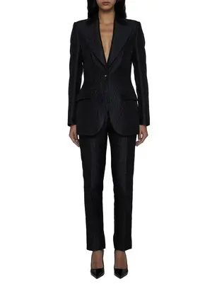 Dolce & Gabbana Dolce Gabbana Floral Jacquard Tailored Pants