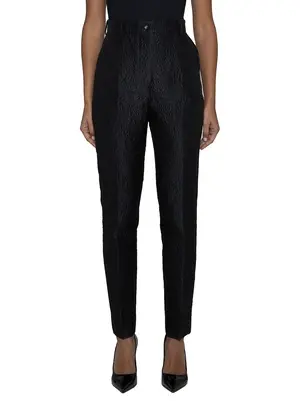 Dolce & Gabbana Dolce Gabbana Floral Jacquard Tailored Pants