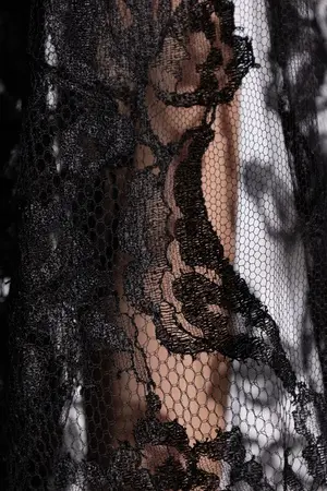 Dolce & Gabbana Dolce Gabbana Chantilly Lace One-shoulder Blouse