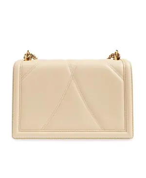 Dolce & Gabbana Dolce Gabbana Logo Plaque Devotion Shoulder Bag