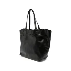 ANINE BING Small Elly Buckled Leather Tote Bag