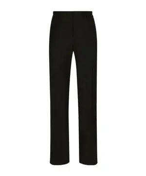 Dolce & Gabbana Dolce Gabbana Tailored Straight-leg Pants - Black