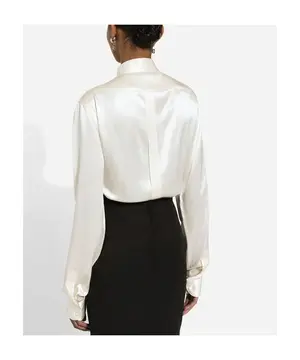 Dolce & Gabbana Dolce Gabbana Long-sleeved Satin Shirt