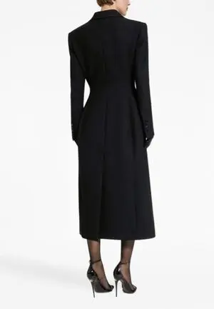 Dolce & Gabbana Dolce Gabbana Double-breasted Fitted Waist Long Coat