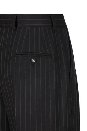 Dolce & Gabbana Stripe Pattern Casual Pants