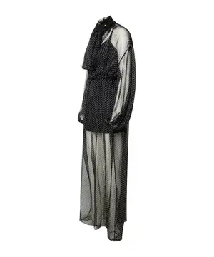 Dolce & Gabbana Polka-dot Print Maxi Dress