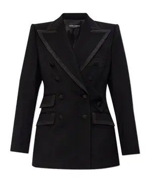 Dolce & Gabbana Dolce Gabbana Double-breasted Blazer - Black