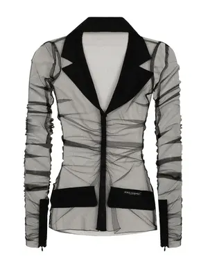 Dolce & Gabbana Dolce Gabbana Semi-sheer Tulle Blouse
