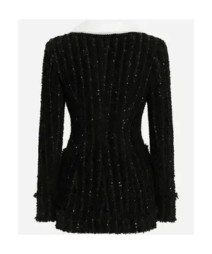 Dolce & Gabbana Sequinned Tweed Jacket