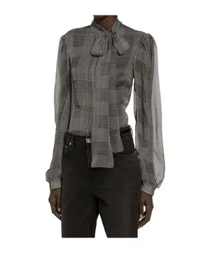Dolce & Gabbana Dolce Gabbana Semi-sheer Chiffon Shirt
