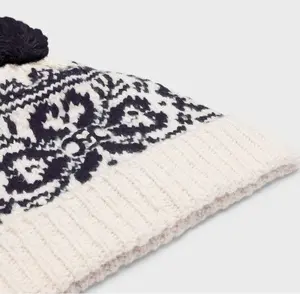 Celine Beanie In Fair Isle Wool