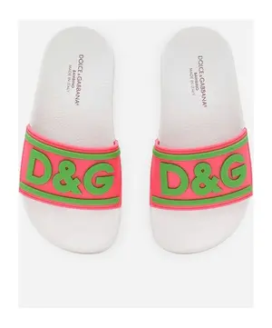 Dolce & Gabbana Logo-appliqué Slides