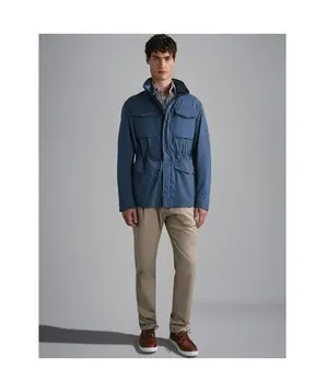 Paul & Shark Hooded Waterproof Military Jacket