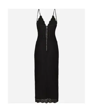Dolce & Gabbana Dolce Gabbana Lace Calf-length Slip Dress