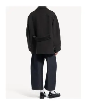 Balenciaga Short Peacoat