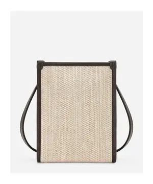 Dolce & Gabbana Dolce Gabbana Logo Embroidered Small Shopper Bag