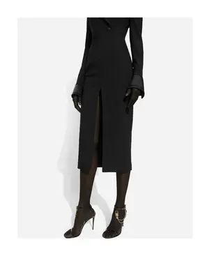 Dolce & Gabbana Dolce Gabbana Double Breasted Midi Dress