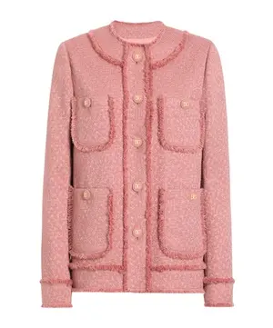 Dolce & Gabbana Dolce Gabbana Single-breasted Raschel Tweed Jacket