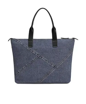 Dolce & Gabbana Medium Quilted Denim Shopping Bag