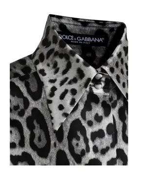 Dolce & Gabbana Dolce Gabbana Leopard Printed Shirt