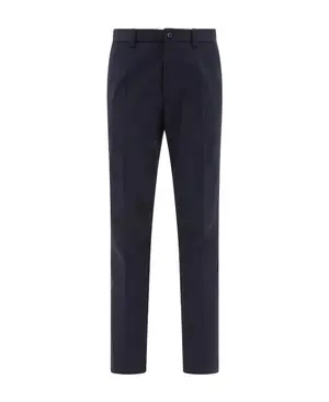 Dolce & Gabbana Dolce Gabbana Mid-rise Chino Trousers - Blue