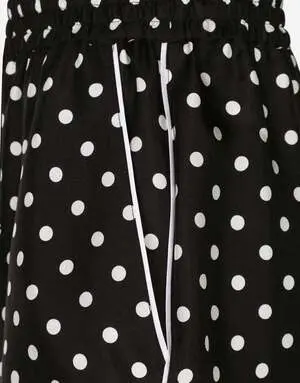 Dolce & Gabbana Dolce Gabbana Polka-dot Printed Pajama Shorts