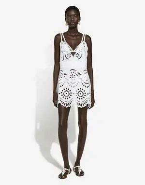 Dolce & Gabbana Dolce Gabbana Cut-out Detailed Mini Strap Dress