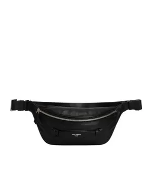 Dolce & Gabbana Dolce Gabbana Logo Printed Zipped Belt Bag - Black